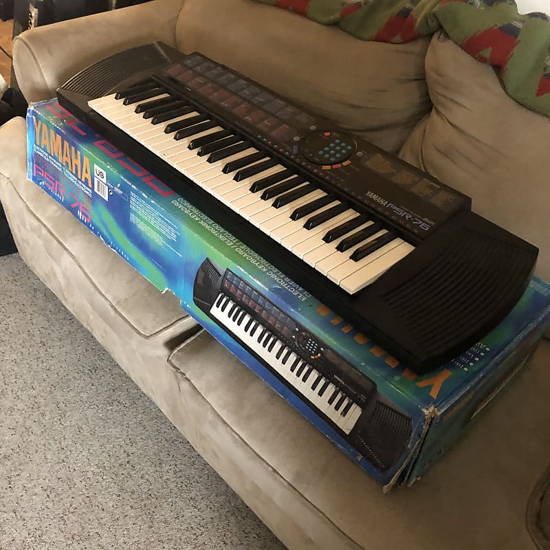 Yamaha PSR-76 Portatone Electronic Keyboard in original box | Reverb