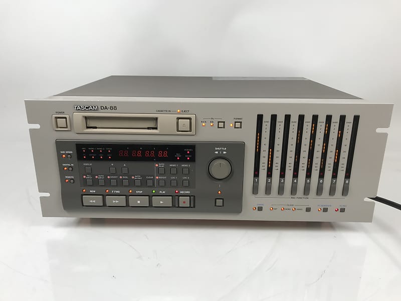 Tascam DA-88 DAT Digital Audio Tape Recorder Unit | Reverb