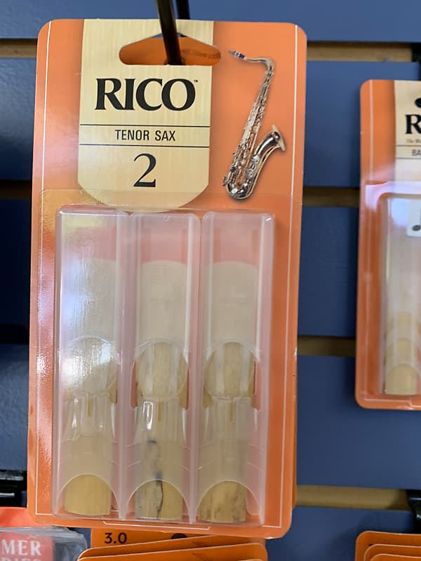 Rico Tenor Saxophone Reeds (3-Pack) | Reverb