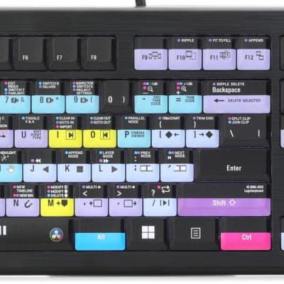 Logickeyboard ASTRA2 Backlit Keyboard for Avid Pro Tools - PC | Reverb