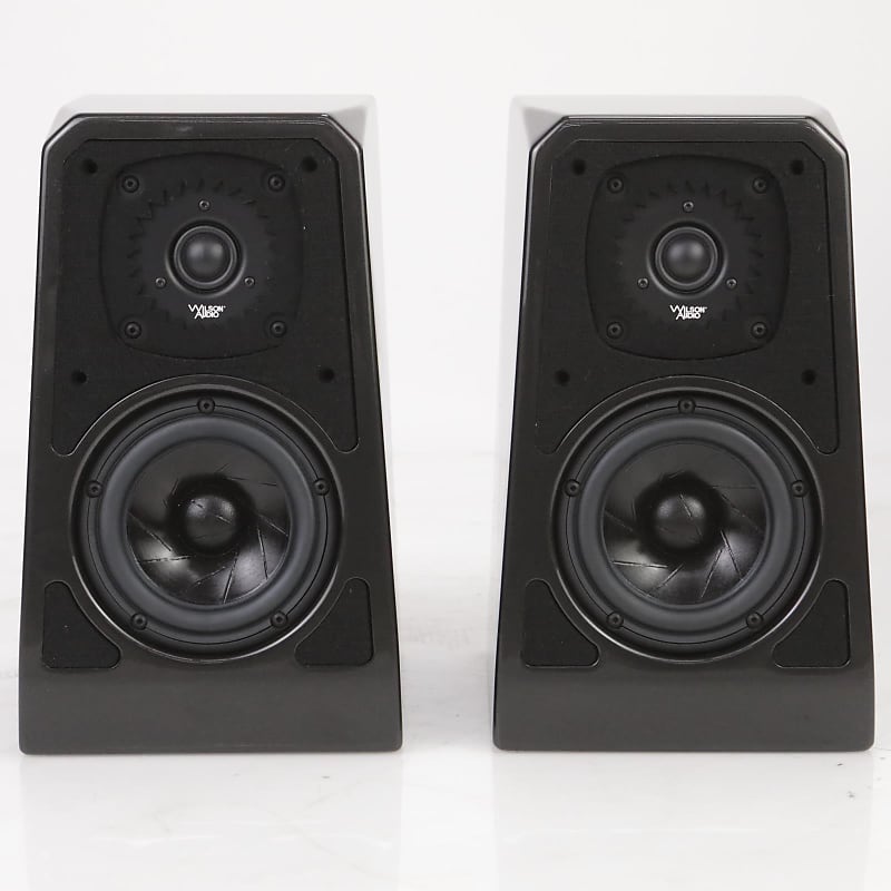 Wilson Audio TuneTot Monitors Speakers w/ ISOBase & Grilles | Reverb