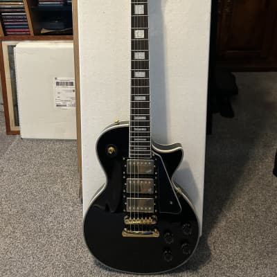 Firefly FFLP Les Paul Matte black with red binding | Reverb