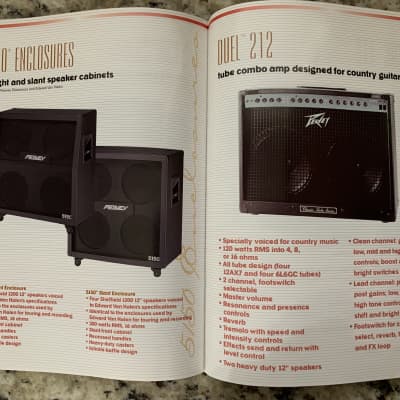 Peavey Amp Catalog 1996 5150 Classic 30 50 100 Delta Blues | Reverb