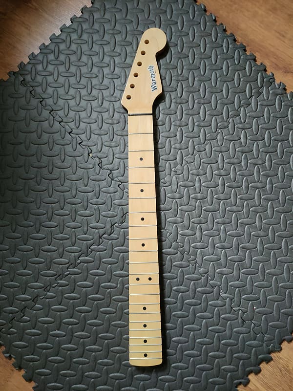 Warmoth Superwide Stratocaster Neck made in USA Tusq nut | Reverb