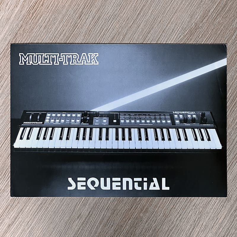 Sequential Multi-Trak Brochure // Ultra Rare Japanese Edition | Reverb