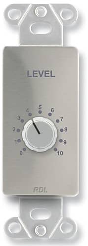 RDL DS-RLC10K Remote Level Controller, 0-10K Ohm, Stainless | Reverb