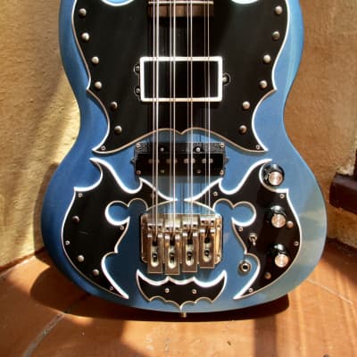 Upgraded Chibson 8-string bass | Reverb