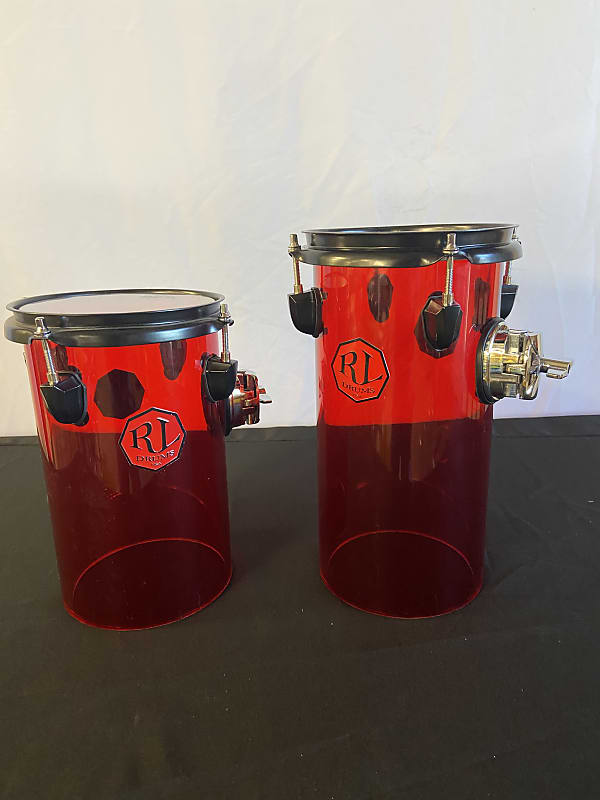 RL Drums Octobans 2023 - Red acrylic | Reverb