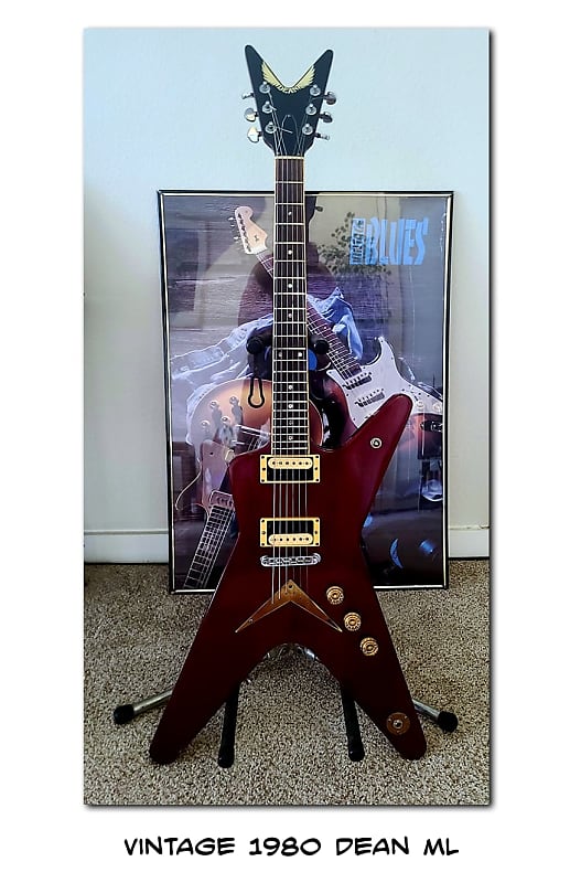 Vintage 1980 Dean ML Guitar - Very Rare! | Reverb