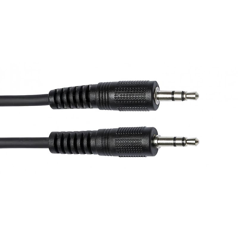 Stagg SAC060MPSMPSB Stereo Mini Jack Audio Cable - 60cm | Reverb