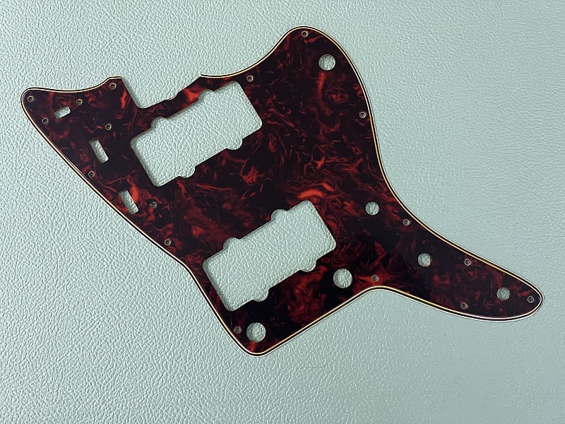 Fender Jazzmaster Pickguard 4-ply Red Tortoise Vintage | Reverb
