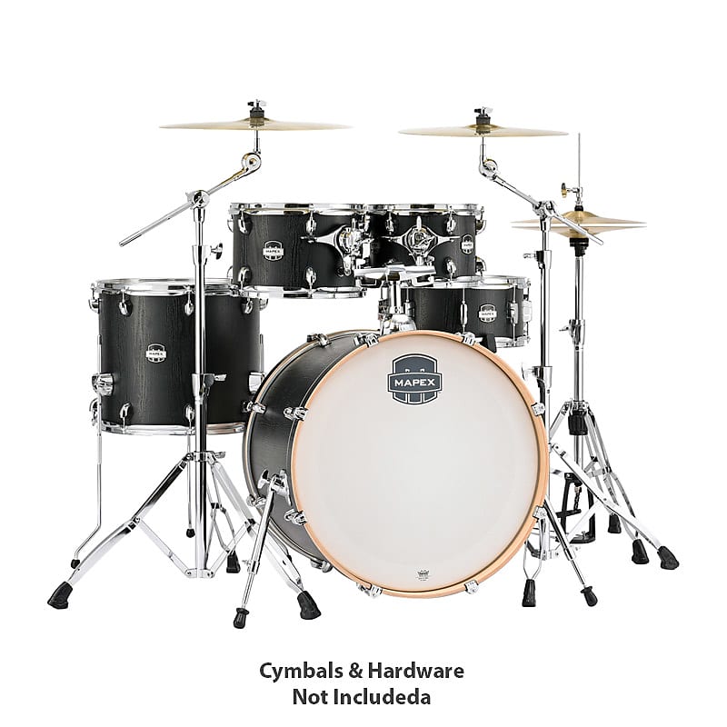 Mapex Mars 5-Piece 22 Inch Rock Shell Pack in Nightwood | Reverb