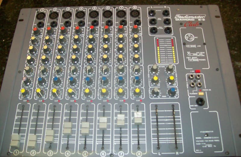 Studiomaster Diamond Club 8-2, rack mount mixer 1980's Gray | Reverb