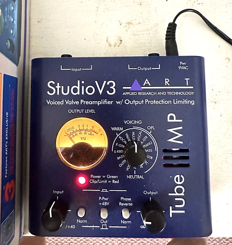 ART TUBE MP “Studio V3” Tube Preamp w/ Analog Meter | Reverb