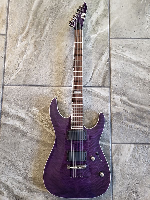 ESP LTD MH-401QMNT - Purple | Reverb
