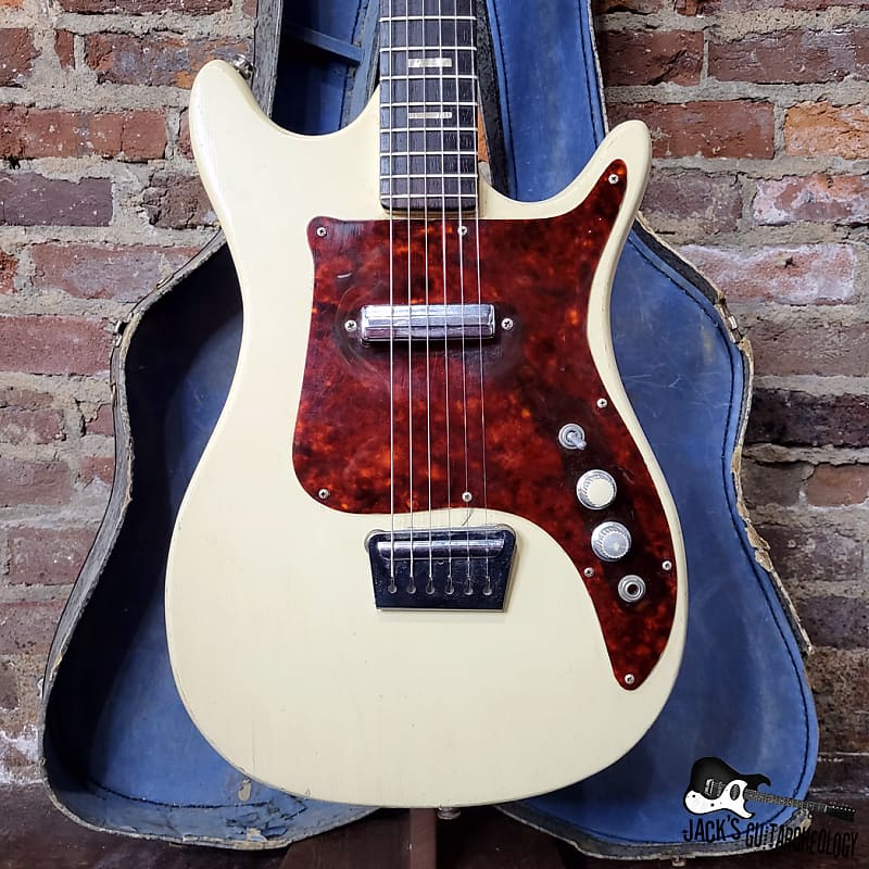RARE: Alamo Titan w/ OHSC (1950s/1960s, Vintage White) | Reverb