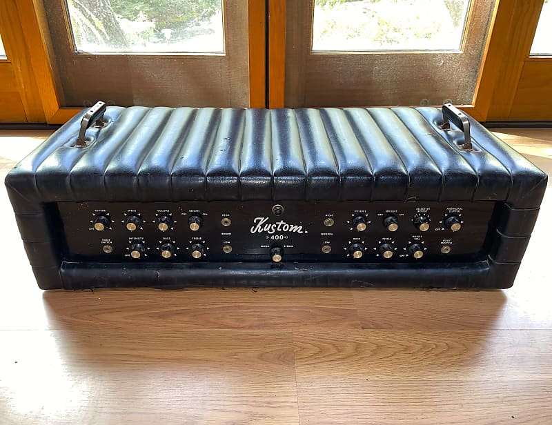Vintage Kustom 400 Guitar Amp w/ Harmonic Clipper & Effects! | Reverb