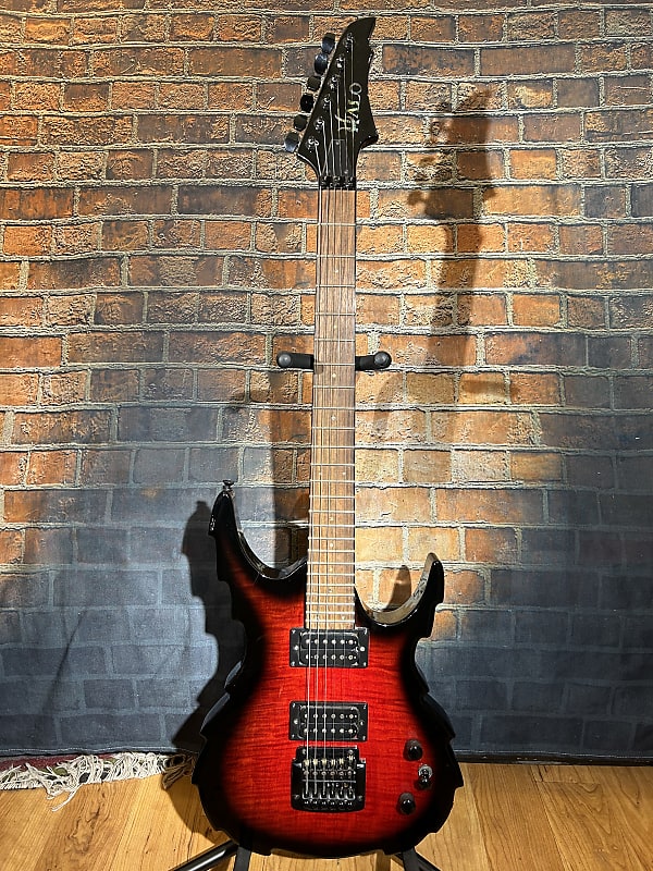 Halo Reaper Set Neck Custom w/ Khaler X Tremolo Bridge + Pick | Reverb