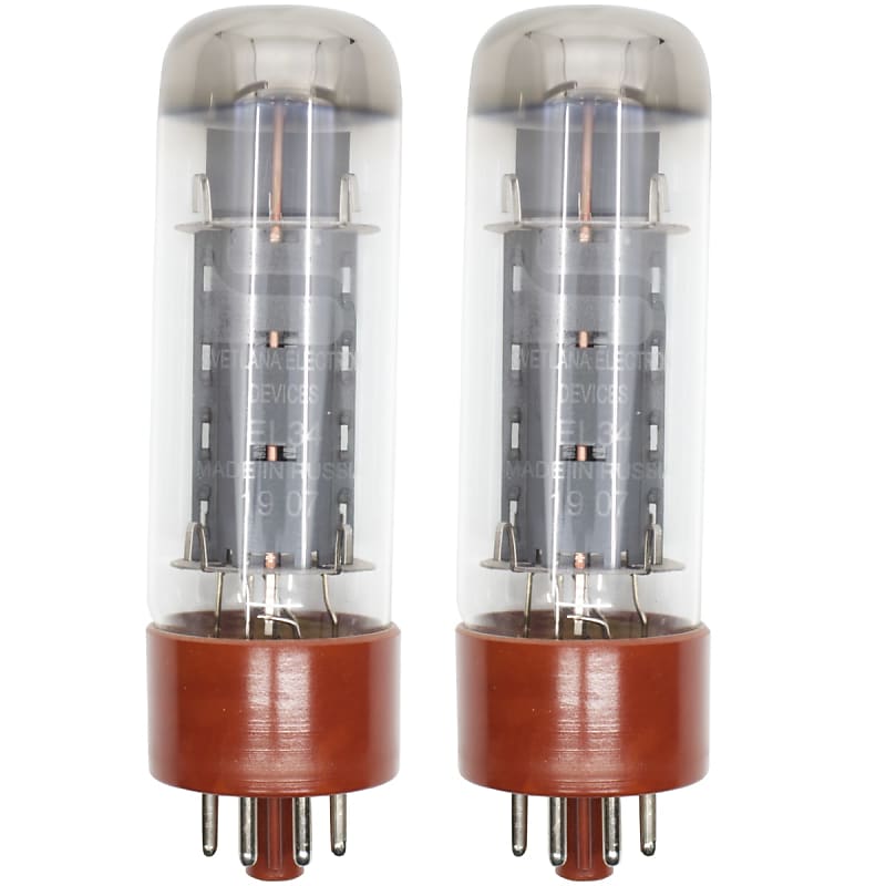 Vacuum Tube - EL34, Svetlana, Matched Pair | Reverb