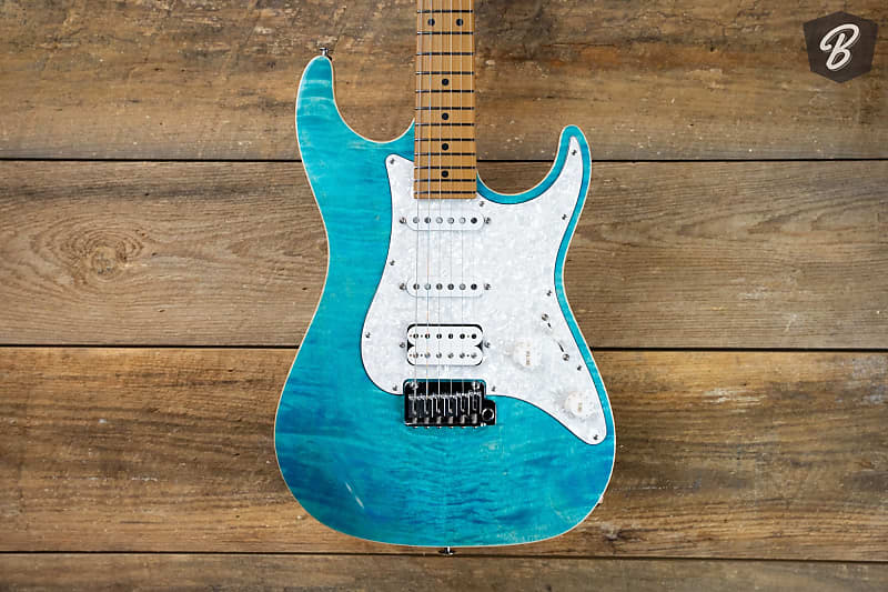 Suhr Standard Plus - Bahama Blue w/ Roasted Maple Neck & | Reverb