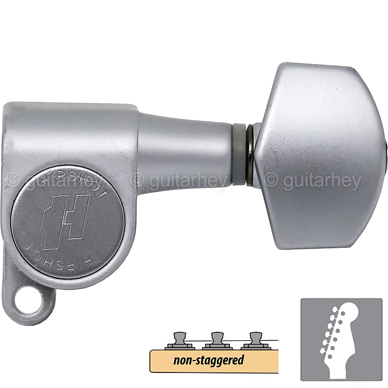 NEW Hipshot Classic Mini Tuners 6 in line NON-Staggered w/ | Reverb