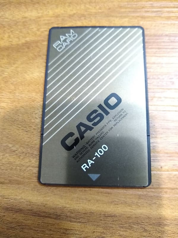 Casio RA-100 Memory Card | Reverb