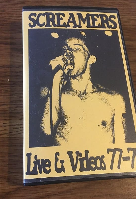 Screamers Live & Videos 77-79 LA Punk Band VHS rare | Reverb