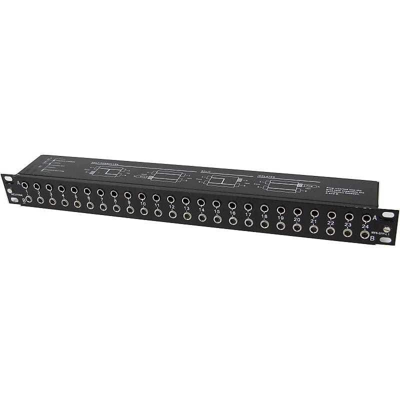 Neutrik NYS-SPP-L1 48-point 1/4" TRS Balanced Patchbay - | Reverb