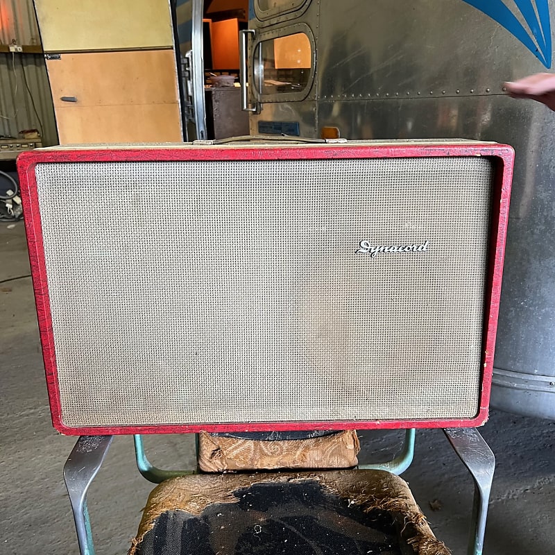 Vintage 1960s Dynacord Jazz Red Cream 1x12 Amplifier Combo | Reverb UK