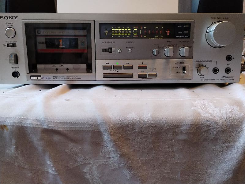 Sony TC K71 cassette deck in very good condition - 1970's | Reverb
