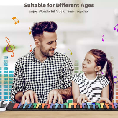 POGOLAB 49 Key Digital Electric Foldable Piano Roll Up | Reverb