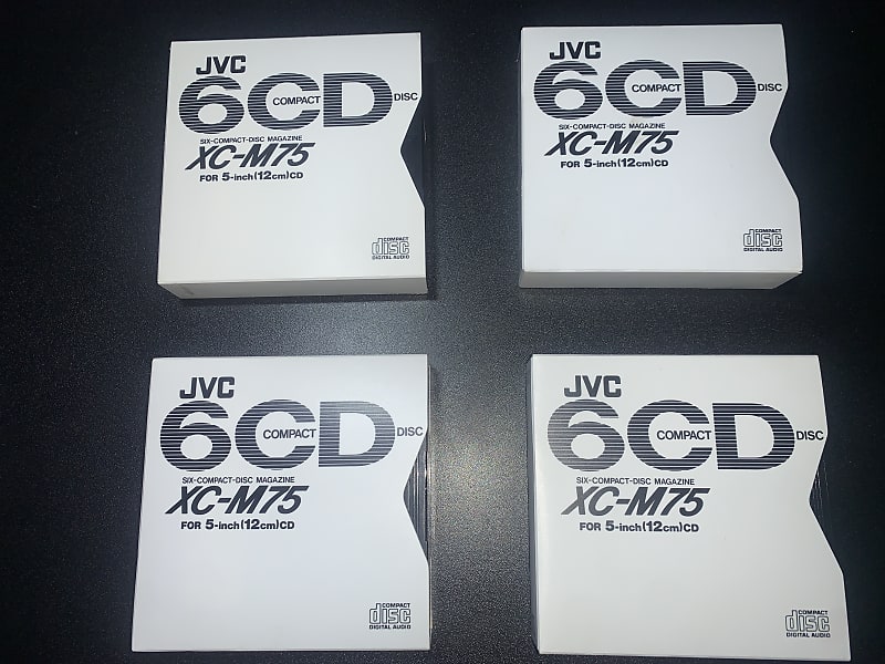 JVC 6 Disc CD Changer Magazine Cartridge XC-M75 - Lot Of 4 | Reverb