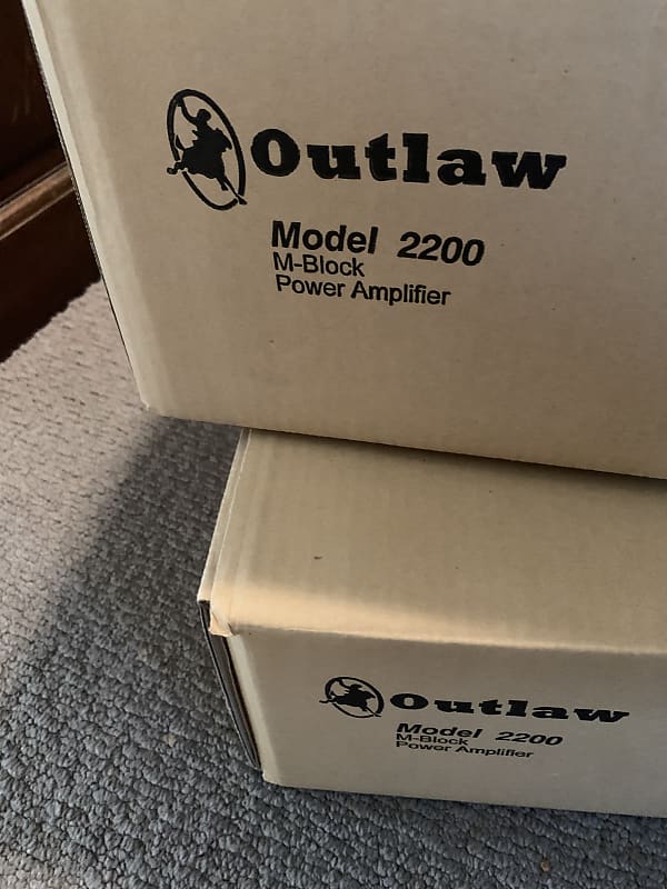 Outlaw Audio Model 2200 M-2200 Mono Block Amplifiers (Two) | Reverb