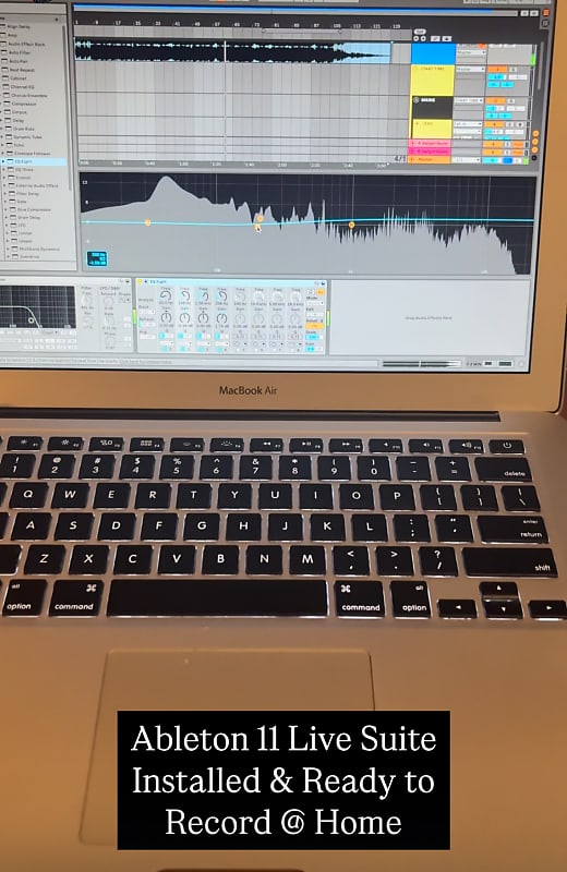 Ableton 11 Installed + Vocal Template Apple MacBook Air 2015 | Reverb
