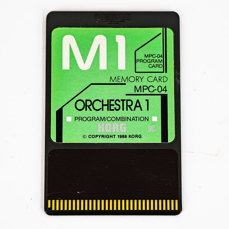 Korg MPC-04 Orchestra 1 Rom Expansion PMC Card for Korg M1 | Reverb