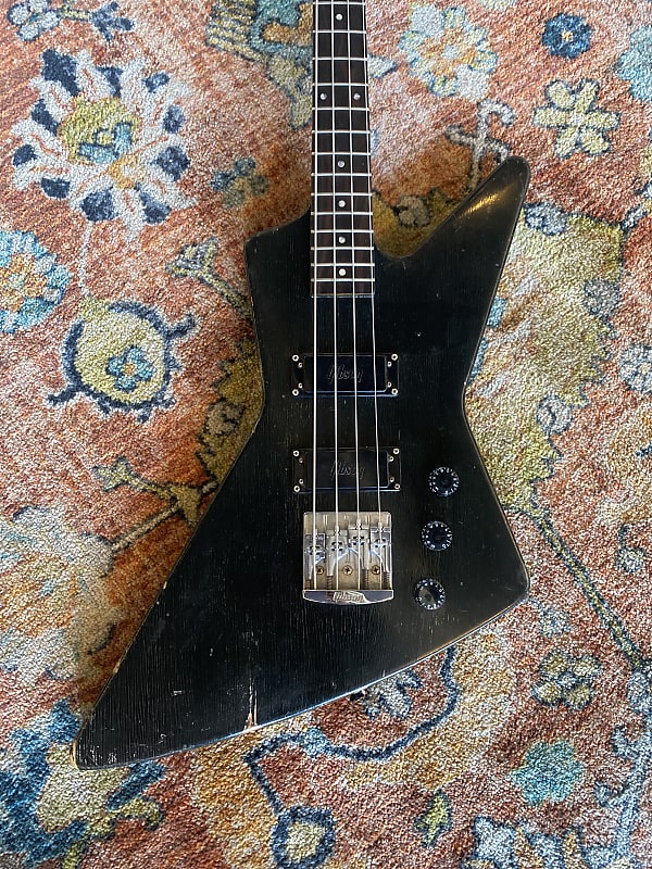 Gibson Explorer Bass 1982 - Black | Reverb