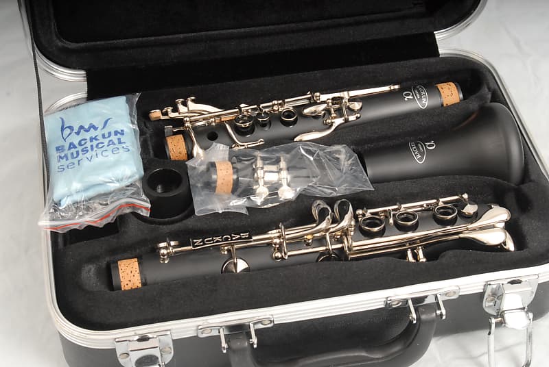 Backun Alpha Bb composite Clarinet, Nickel Keys | Reverb