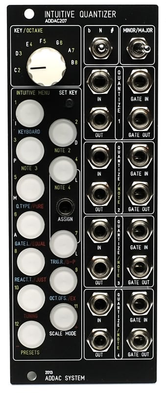 ADDAC207 Intuitive Quantizer - Black | Reverb