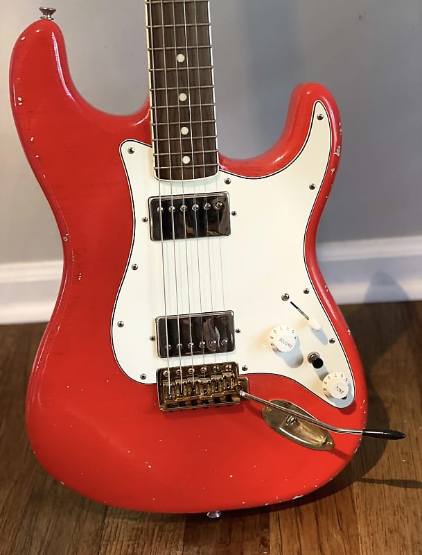 MJT Stratocaster Fiesta Red- Free shipping! | Reverb