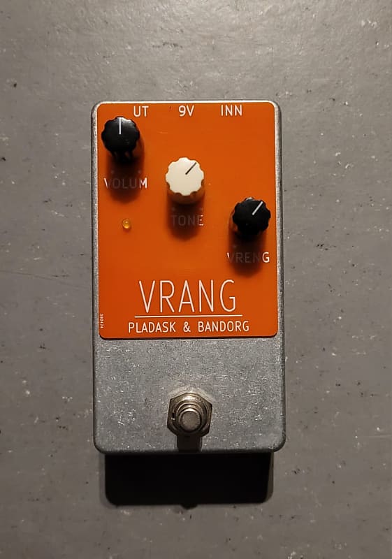 Pladask Elektrisk Vrang - Orange | Reverb