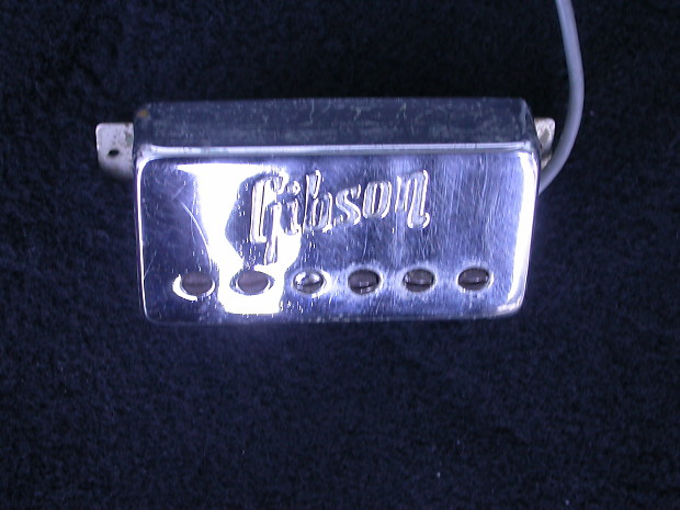 70's Gibson Script Embossed Logo Pickup PAF 2 737 842 | Reverb