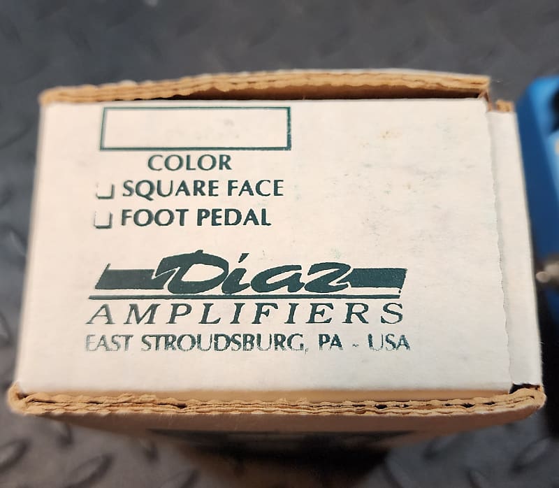 Cesar Diaz Amplification Texas Square Face Fuzz 1995 Cesar Diaz Amplification Texas Square Face Fuzz 1995