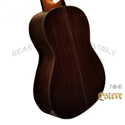 Guitarras Esteve 7SR all solid Cedar & Indian Rosewood Spain | Reverb