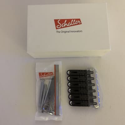 Schaller Electric Guitar Bridge Hannes 6 String Chrome | Reverb