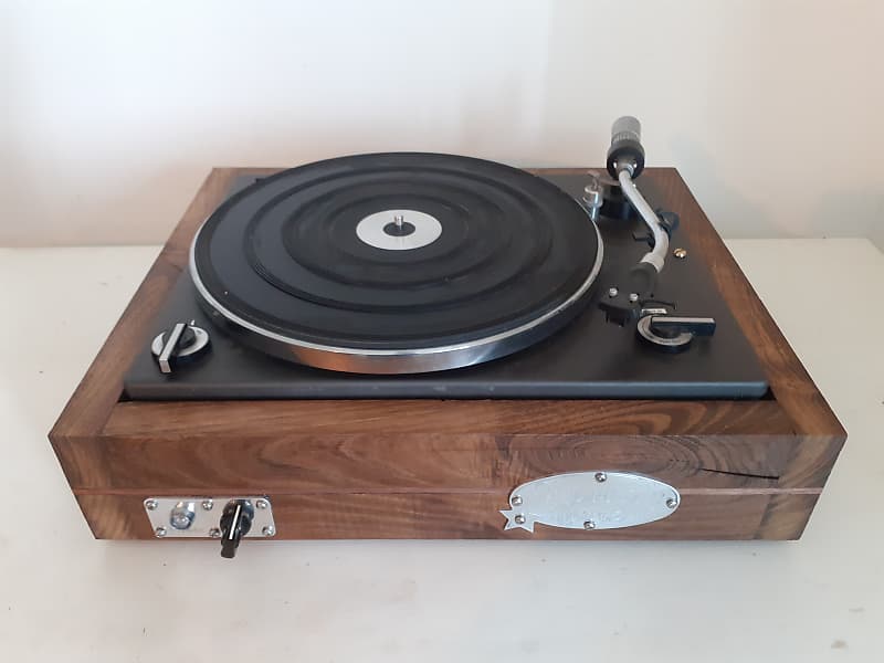 restored Sharp record player - walnut plinth | Reverb
