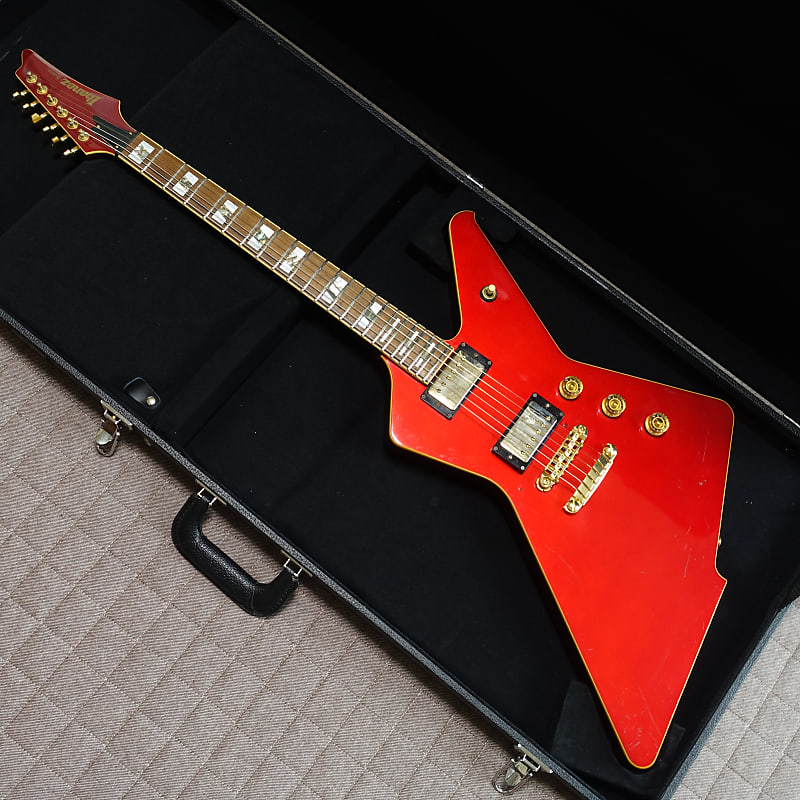 1995 Ibanez DT-400 Destroyer Candy Apple Made in Japan MIJ | Reverb UK