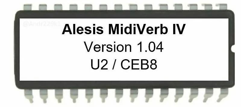 Alesis Midiverb IV / 4 firmware Latest OS upgrade v | Reverb Canada