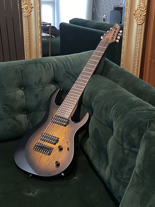 Kiesel Aries 8 2022 Black burst honey burst | Reverb Australia