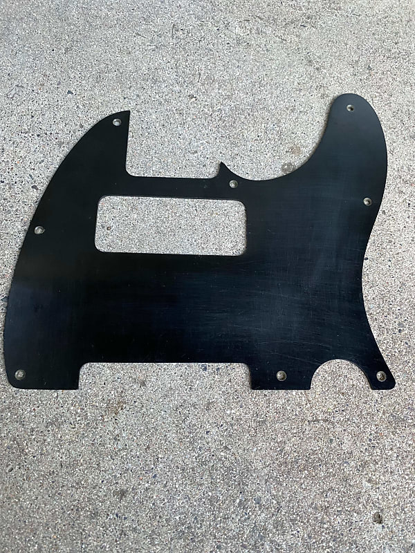 WD Telecaster Pickguard Black Relic P90 Single-Ply 8-Hole | Reverb