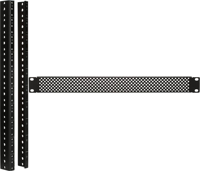 Gator GRW-PNLPRF1 Perforated Flanged Rack Panel - 1U Bundle | Reverb